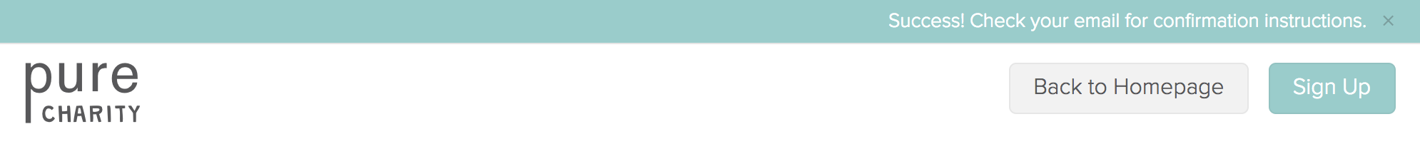 How do I "Sign In" to Pure Charity? – PURE CHARITY